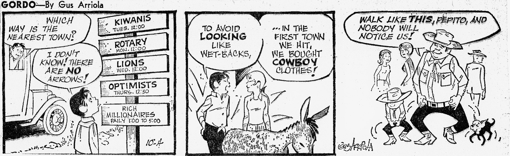 Dailies – 1966 October – December – WELCOME TO GORDO COMICS
