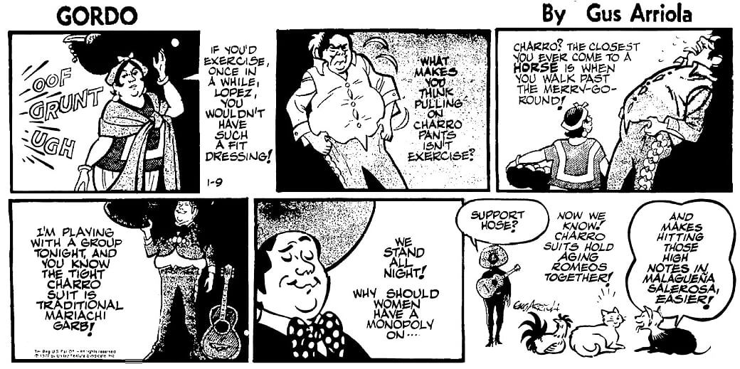 1977 SUNDAYS – WELCOME TO GORDO COMICS